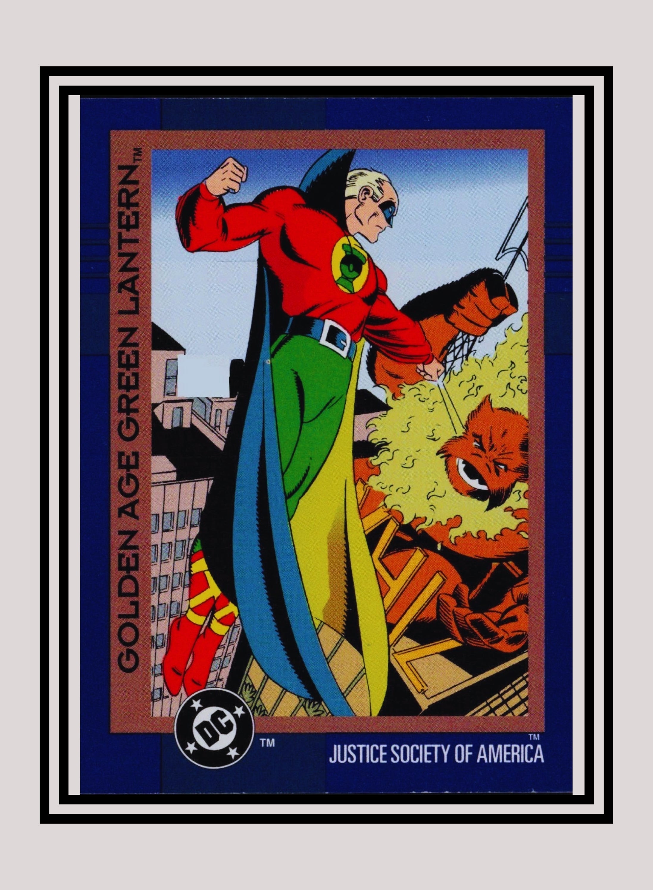 DC! 1x Golden Age Green Lantern - Base (#052 - 1993 Skybox DC Cosmic T ...