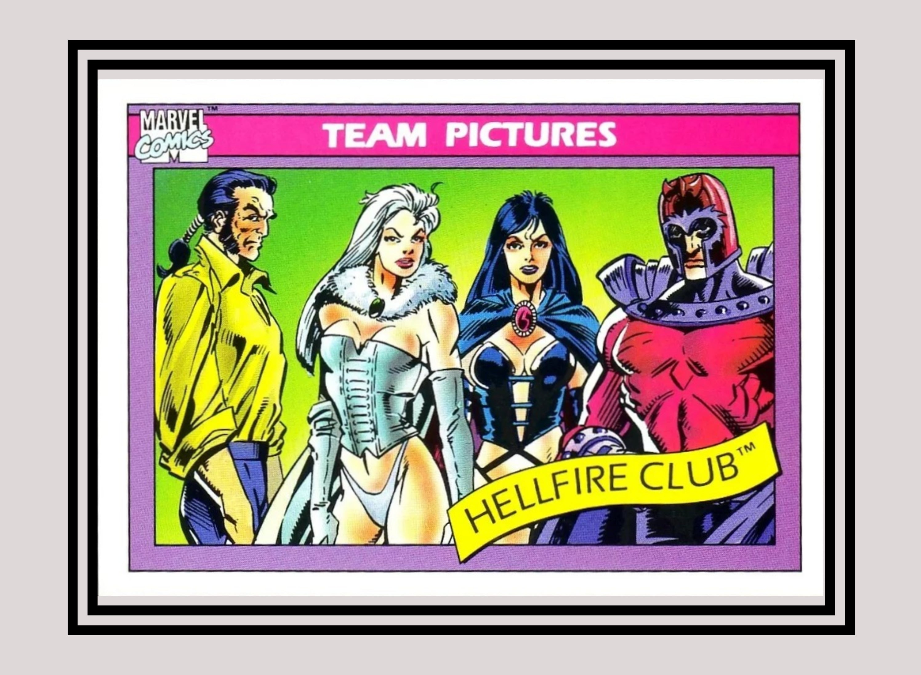 Marvel! 1x Hellfire Club - Base (#147 - 1990 Impel Marvel Universe Ser – KAWAIII SUSHI