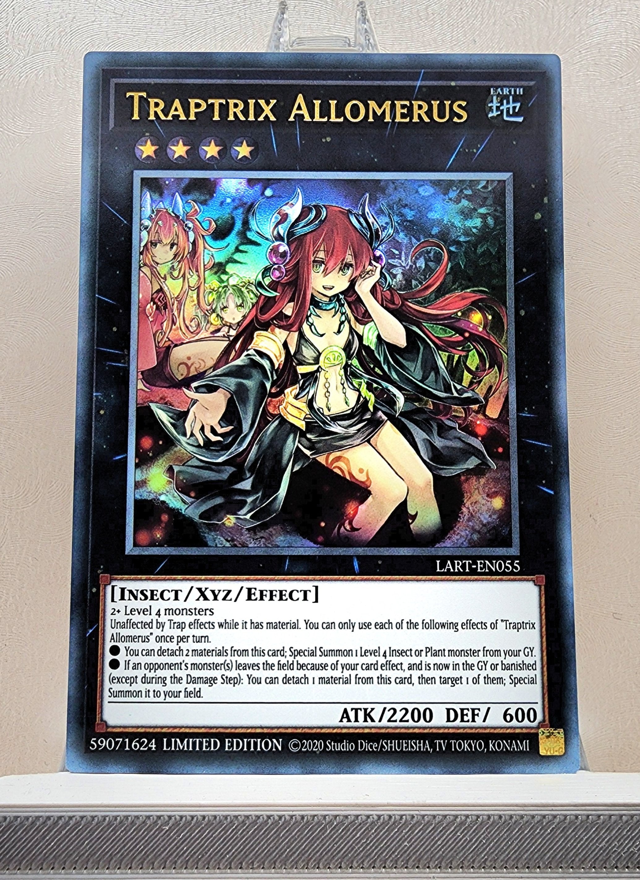 Yugioh! 1x Traptrix Allomerus (LART - Ultra Rare) Limited Edition ...