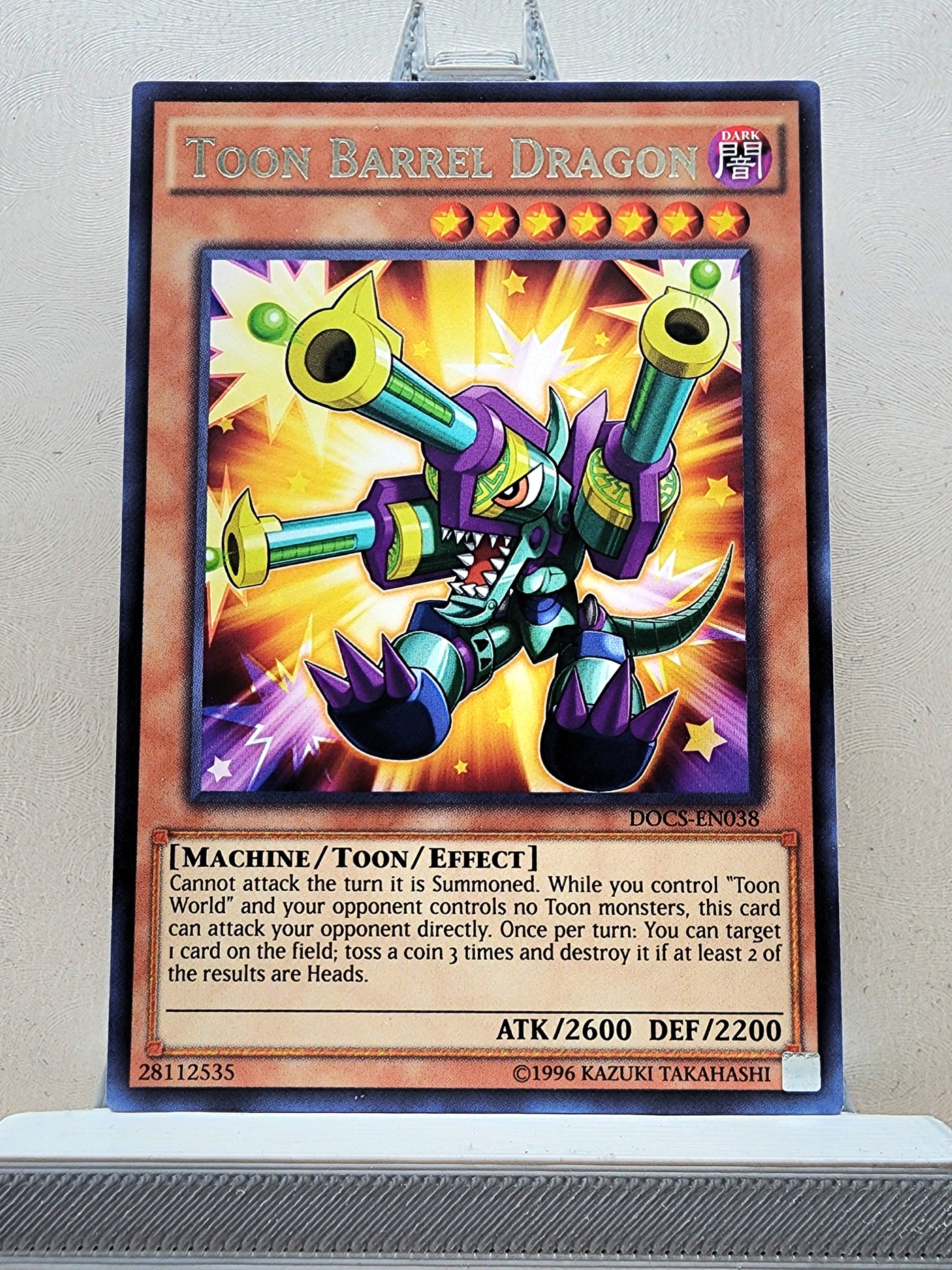 Yugioh! 1x Toon Barrel Dragon (DOCS - Rare) 1st/Unli Edition – KAWAIII SUSHI