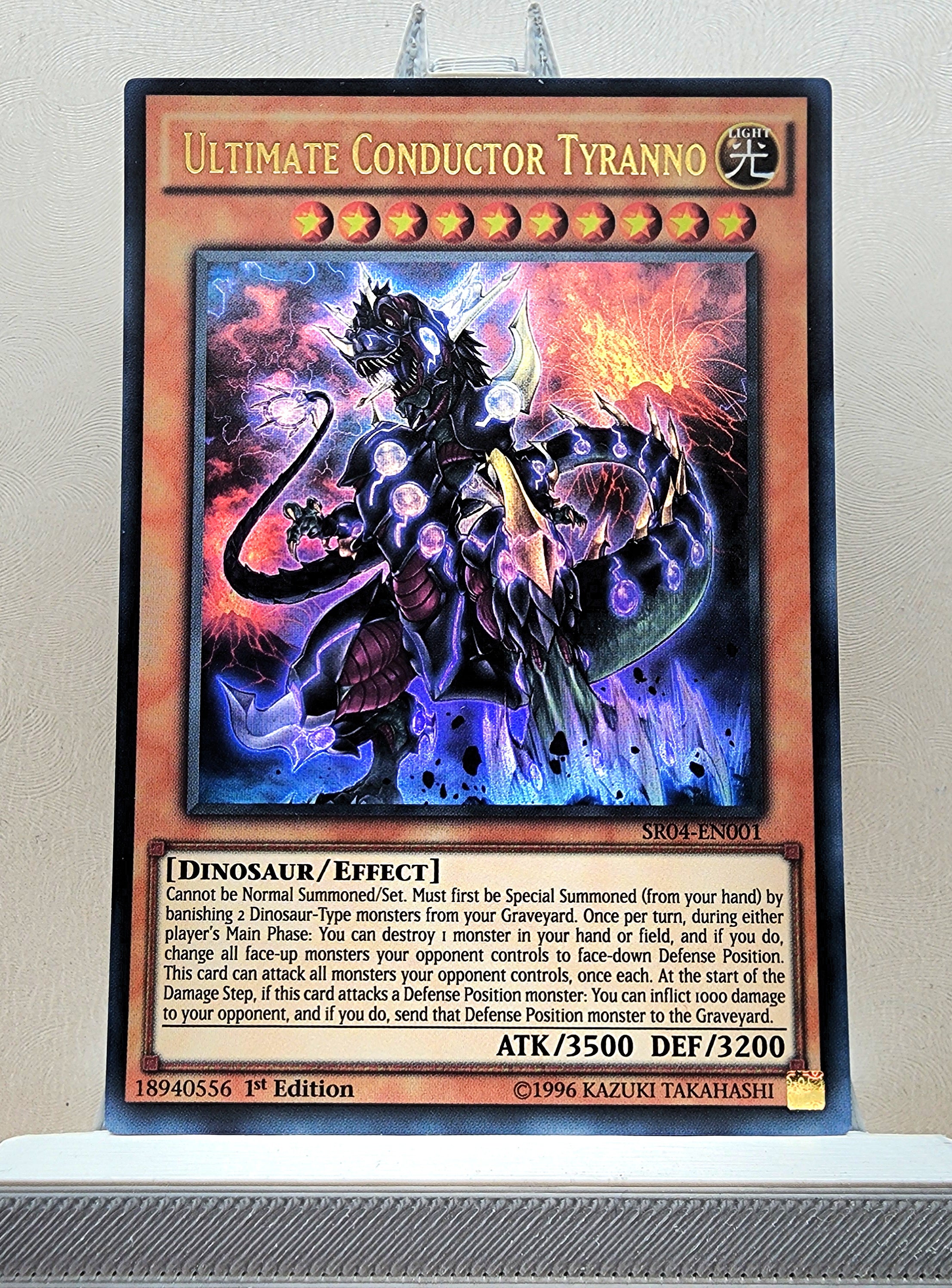 Yugioh! 1x Ultimate Conductor Tyranno (SR04 - Ultra Rare) 1st Edition – KAWAIII SUSHI