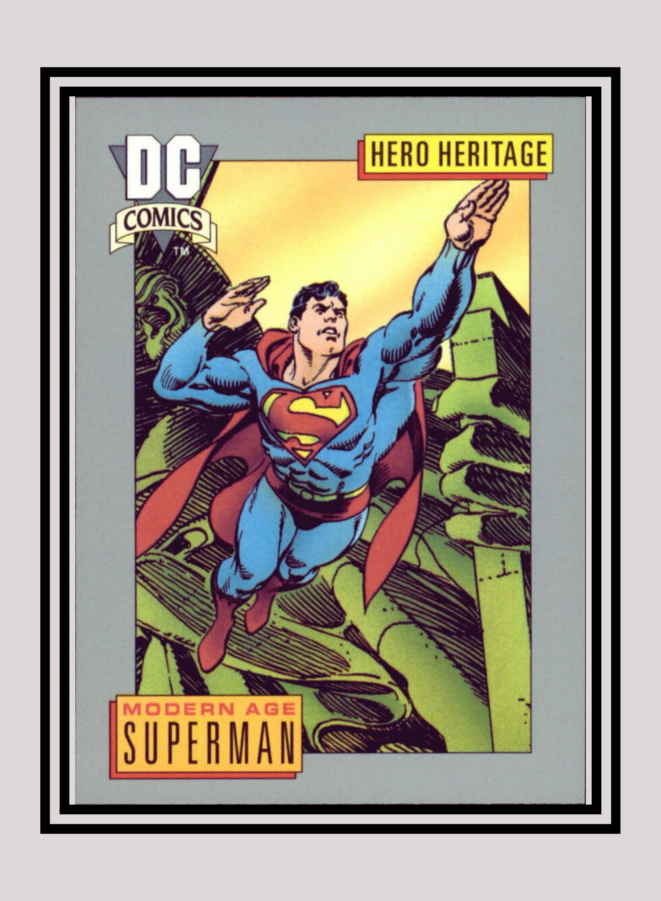 DC! 1x Modern Age Superman - Base (#018 - 1991 Impel DC Cosmic Cards ...
