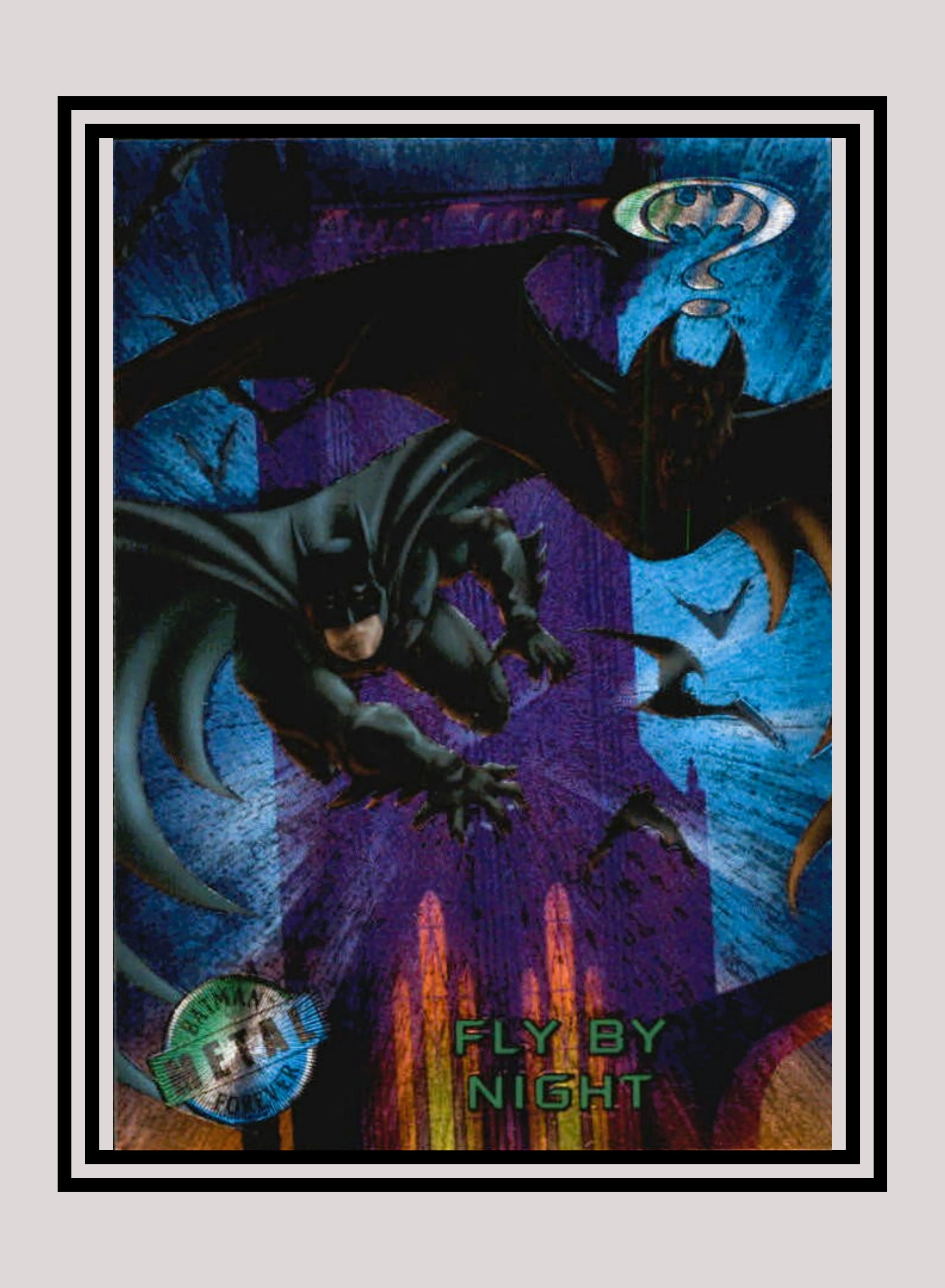 DC! 1x Fly By Night - Base Metal (#037 - 1995 Fleer Batman Forever Met ...
