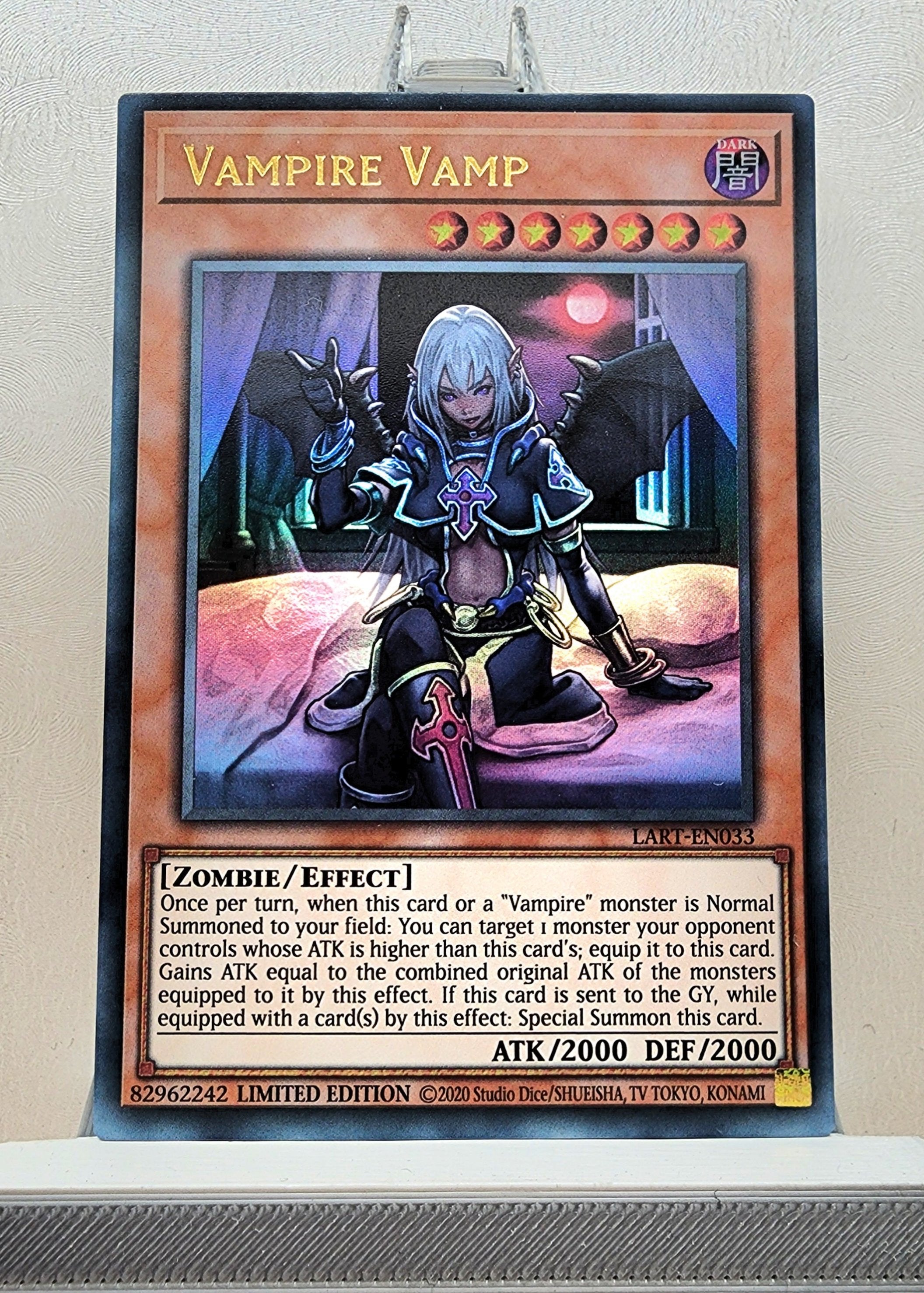 Yugioh! 1x Vampire Vamp (LART - Ultra Rare) Limited Edition – KAWAIII SUSHI