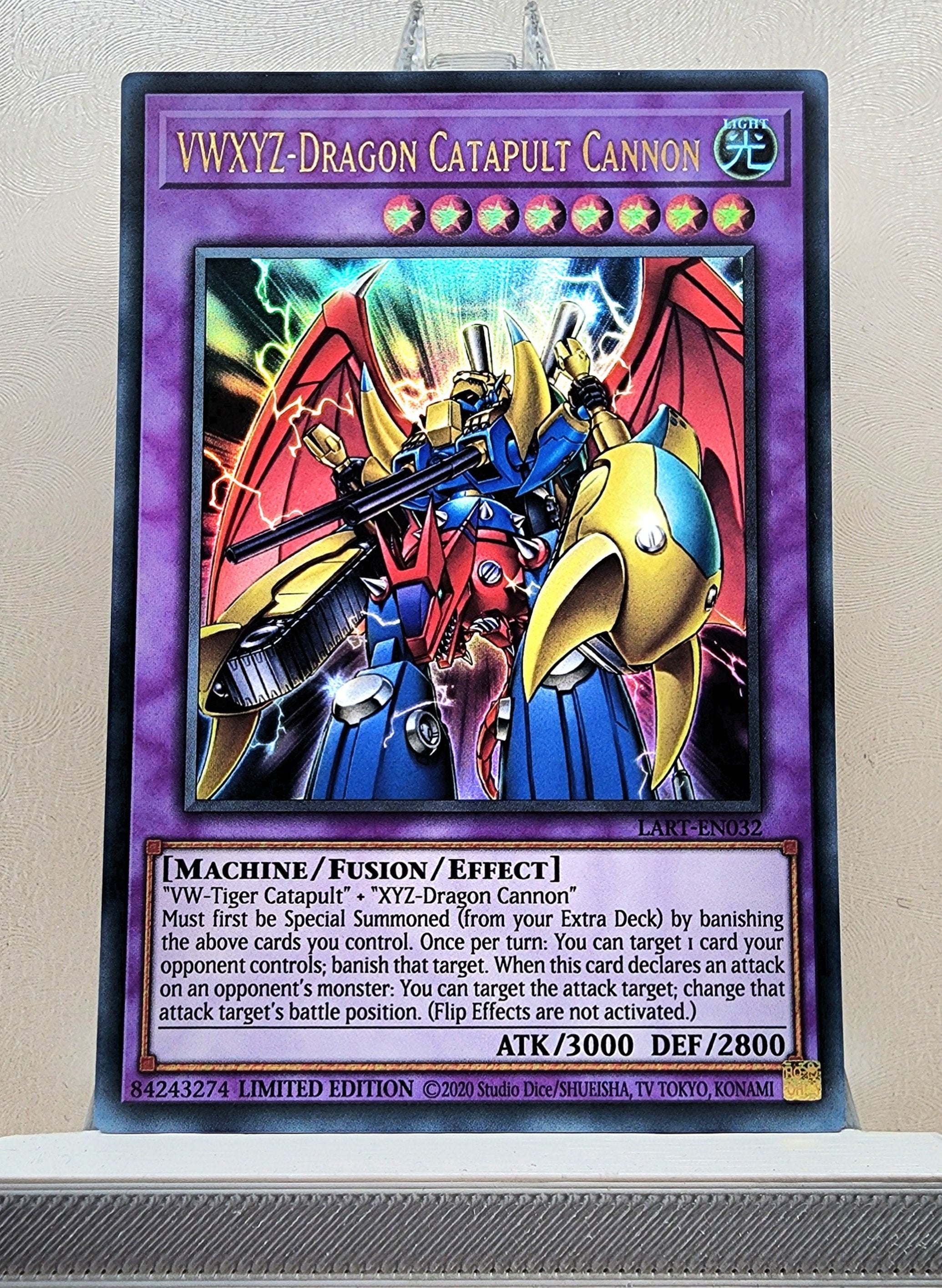 Yugioh! 1x VWXYZ Dragon Catapult Cannon (LART - Ultra Rare) Limited Ed ...