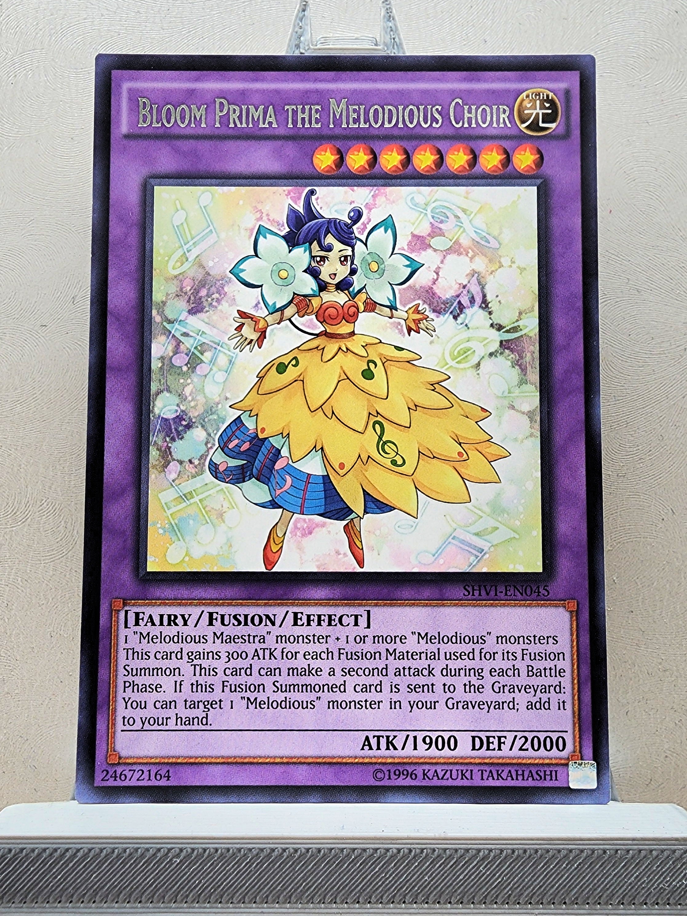 Yugioh! 1x Bloom Prima the Melodious Choir (SHVI - Rare) 1st/Unli Edit ...