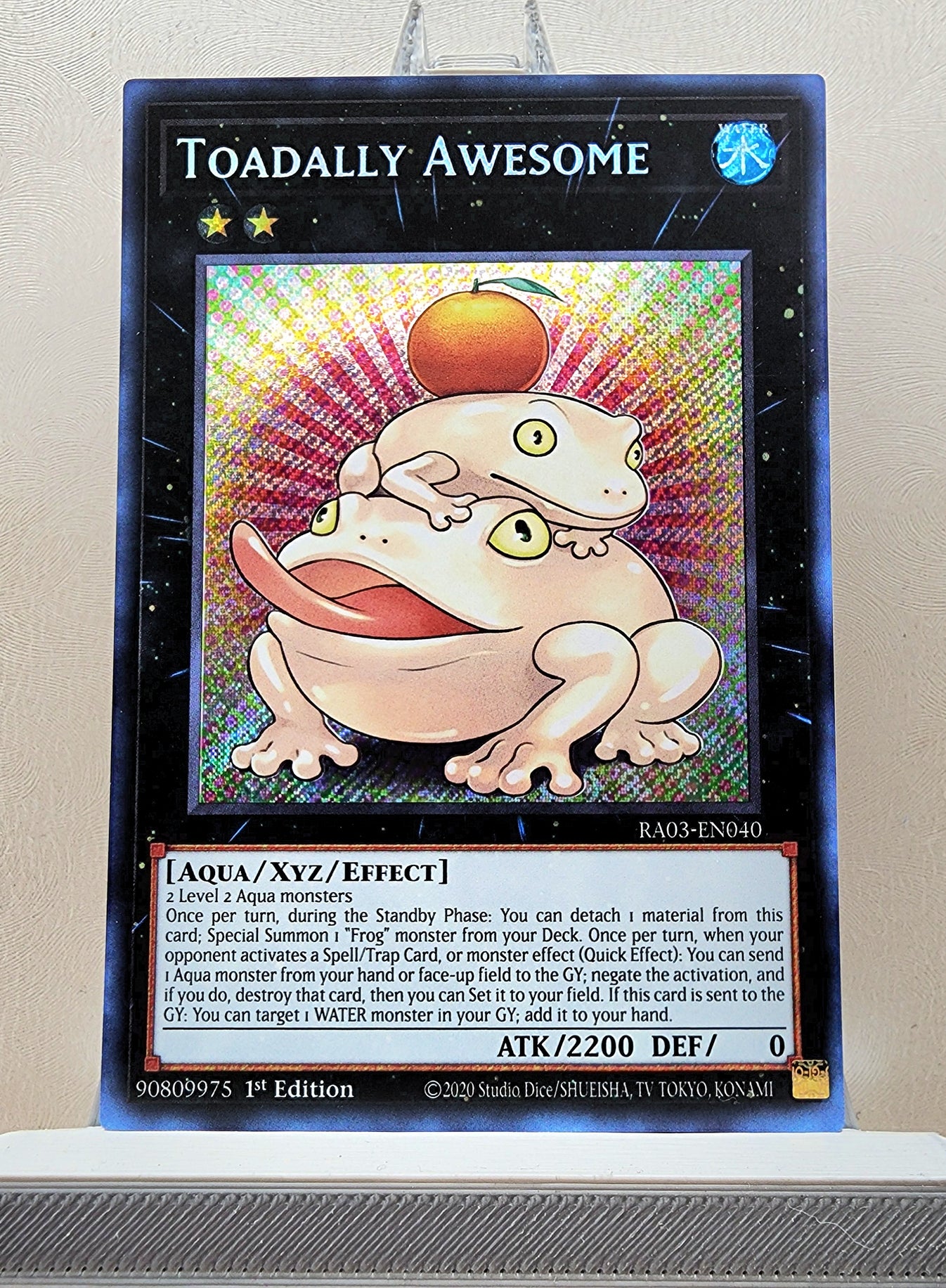 Yugioh! 1x Toadally Awesome (RA03 - Secret Rare) 1st Edition – KAWAIII ...
