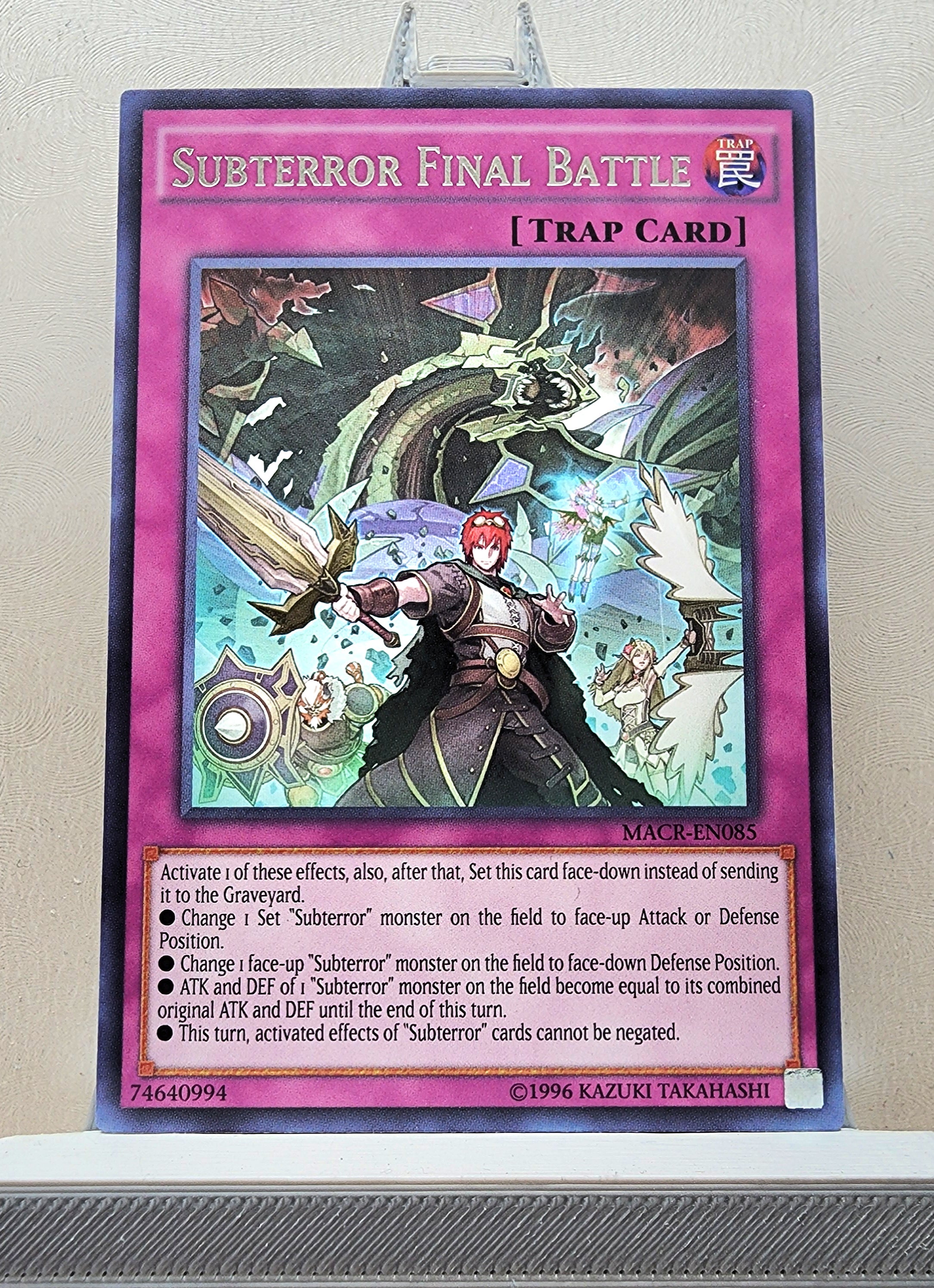 Yugioh! 1x Subterror Final Battle (MACR - Rare) 1st/Unli Edition ...
