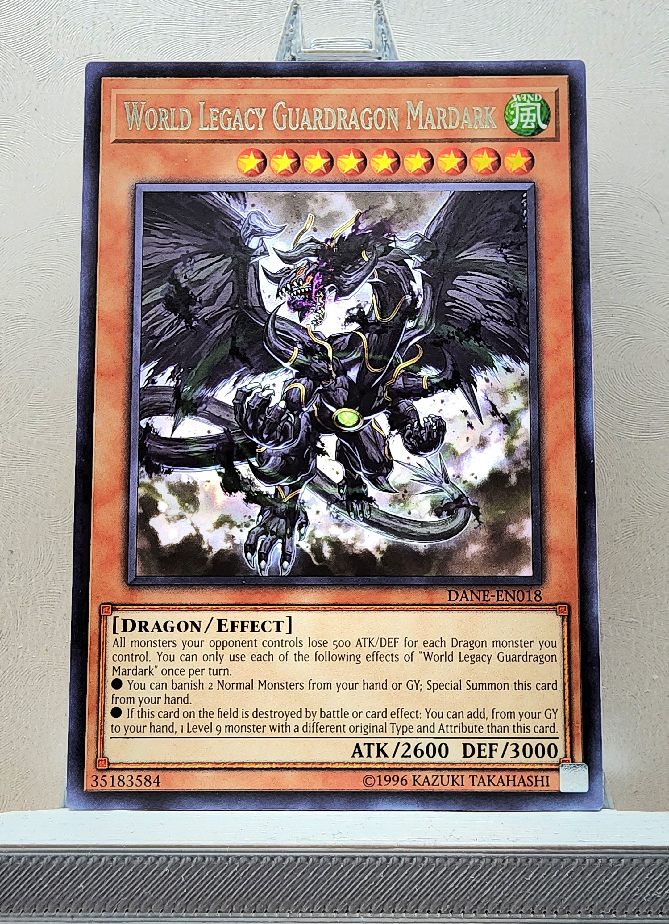 Yugioh! 1x World Legacy Guardragon Mardark (DANE - Rare) 1st/Unli Edit ...
