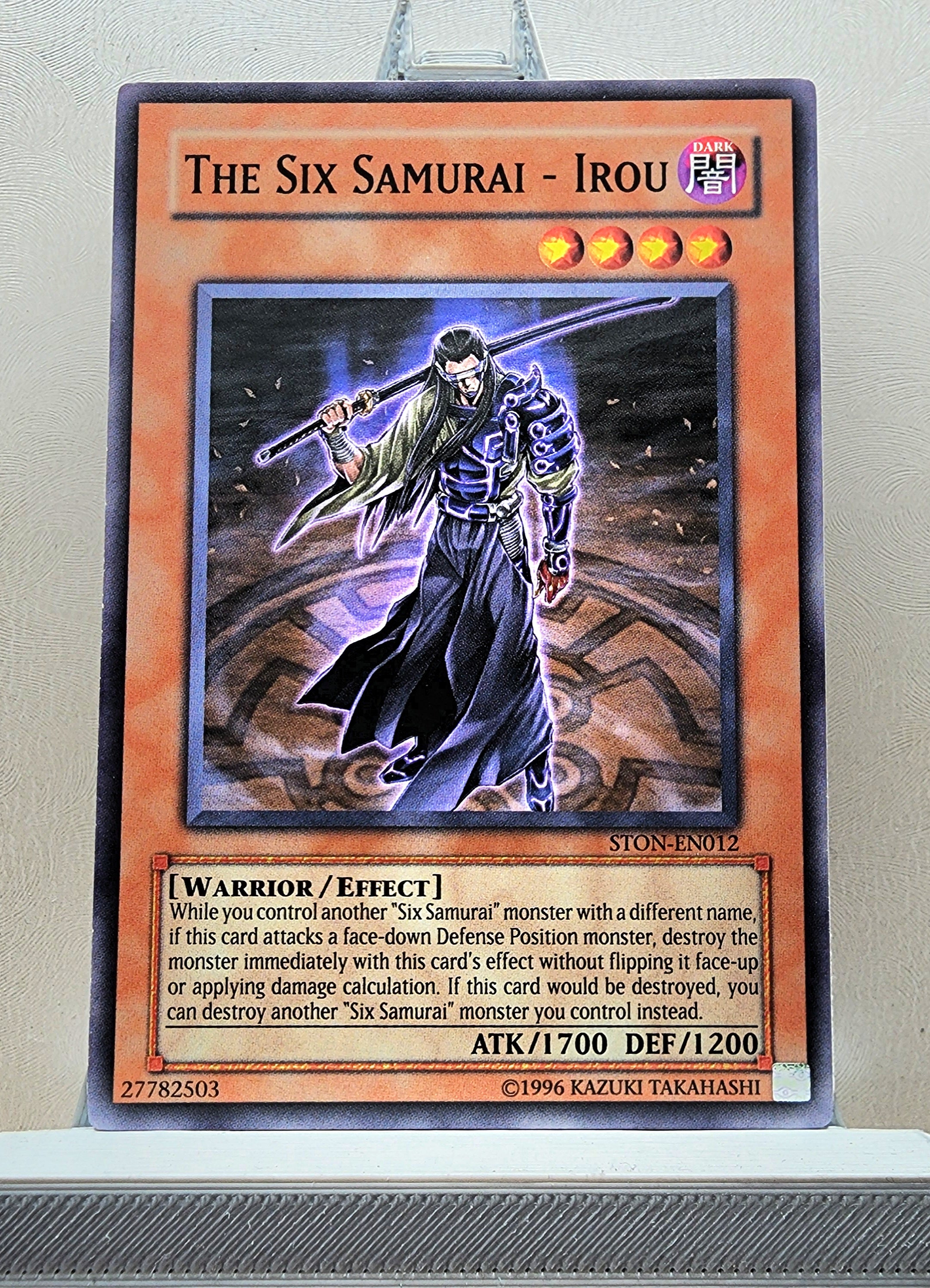 Yugioh! 1x The Six Samurai - Irou (STON - Common) 1st/Unli Edition ...