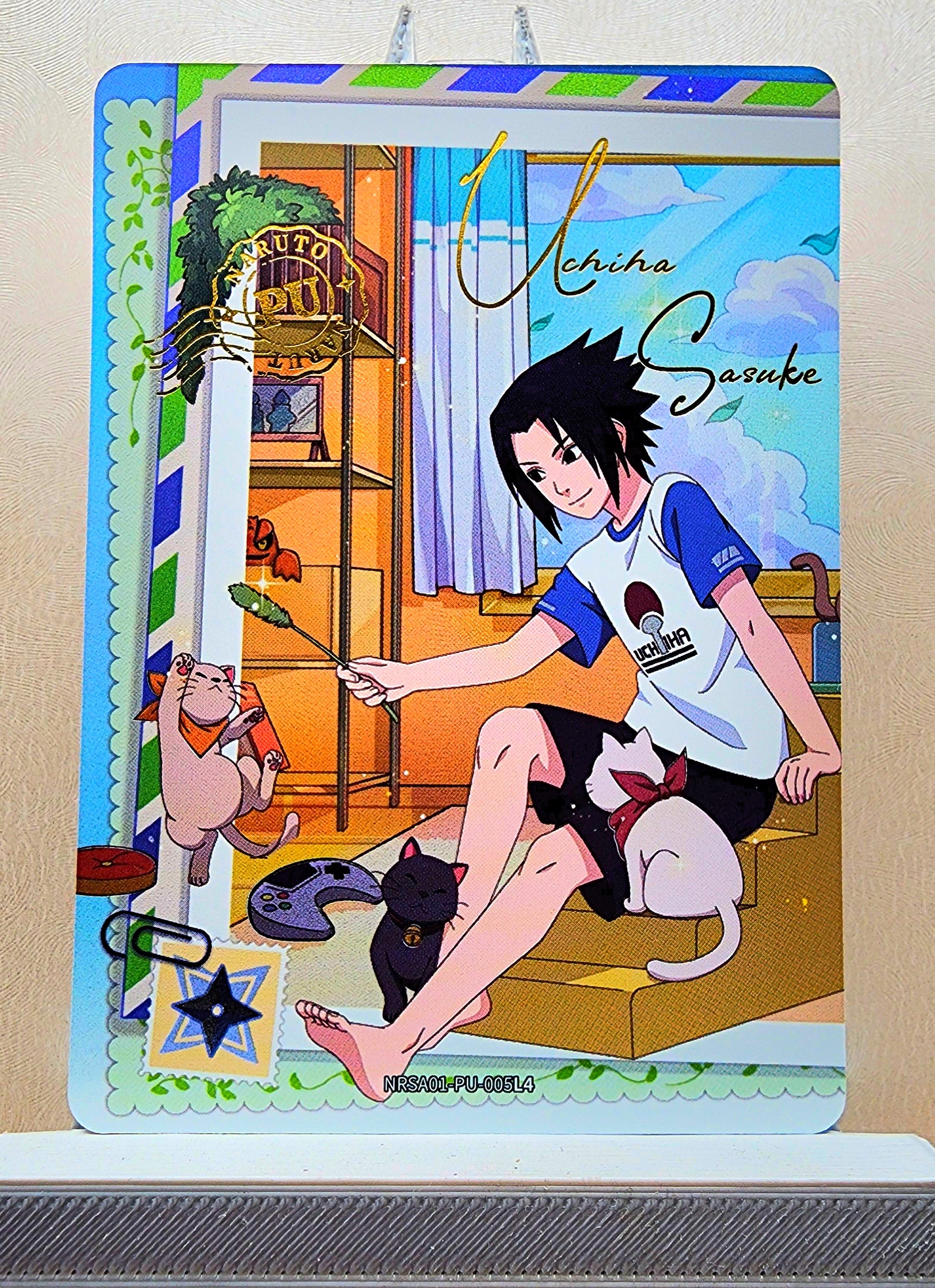 Naruto! 1x Sasuke Uchiha - PU (NRSA01-PU-005L4 - 2025 Kayou Naruto: He ...