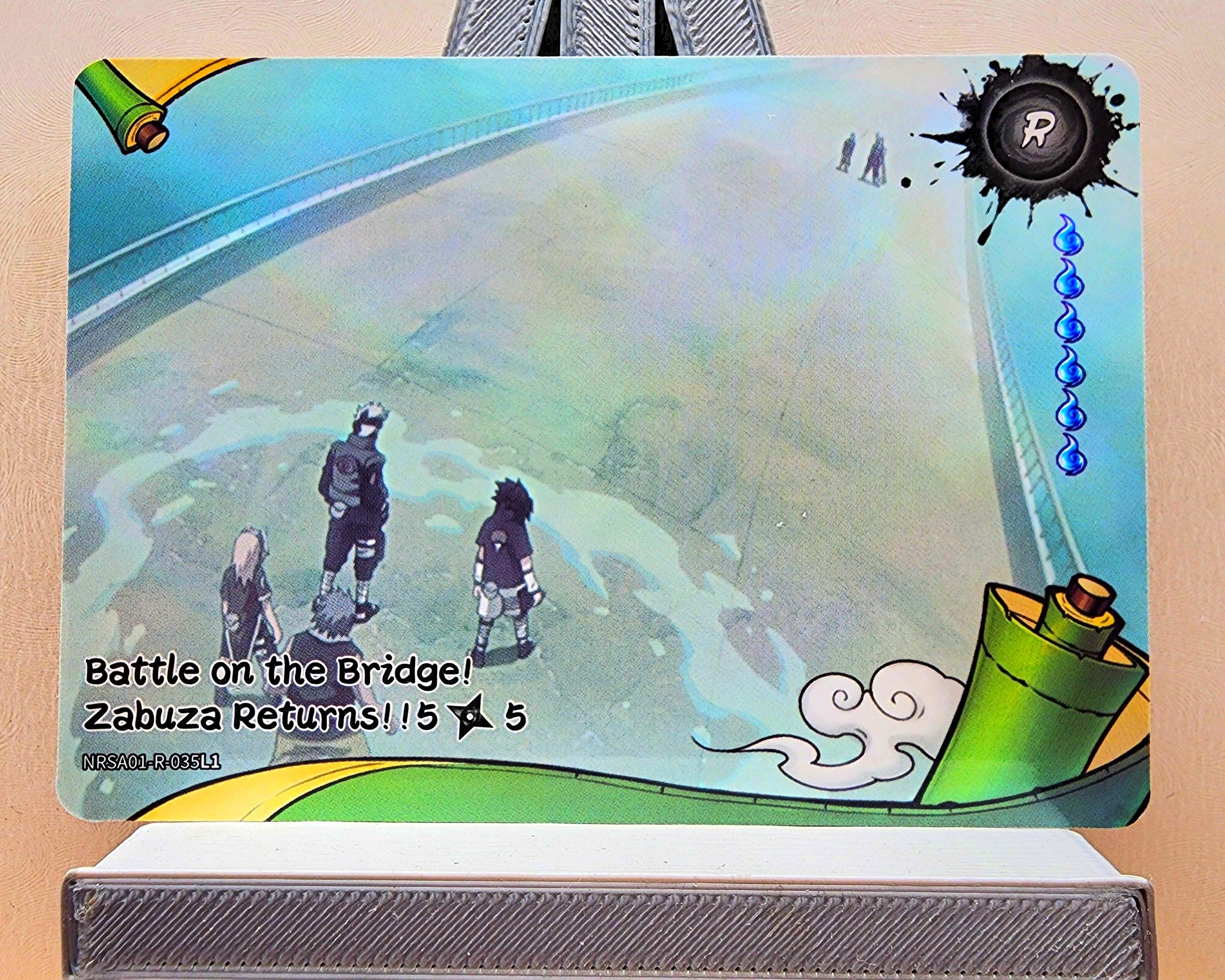 Naruto! 1x Battle on the Bridge! Zabuza Returns! 5𖣘5 - R (NRSA01-R-035 ...