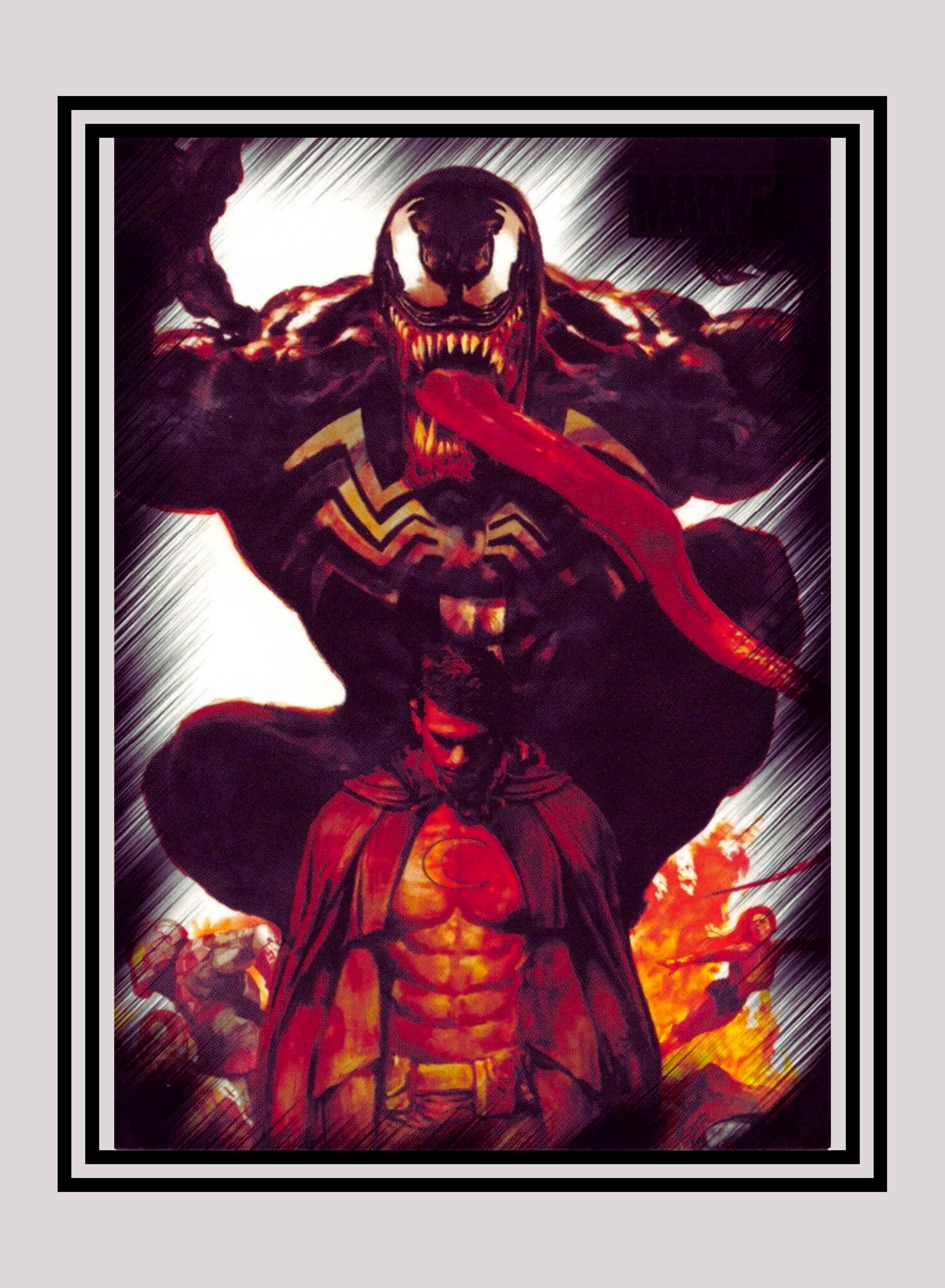 Marvel! 1x Moon Knight vs. Venom - Base (#40 - 2010 Rittenhouse Marvel ...