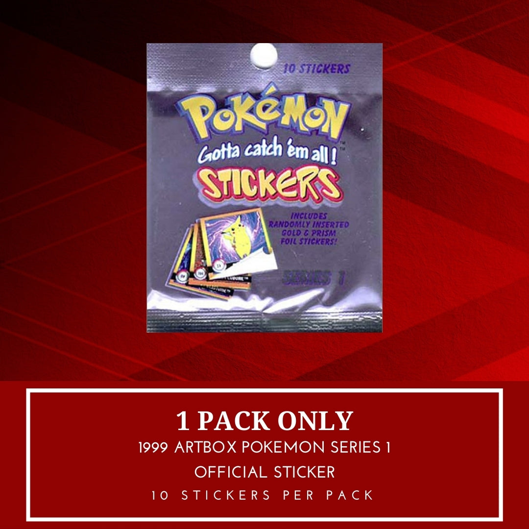1x 1999 Artbox Pokemon Series 1 - Sticker Pack (SEALED) – KAWAIII SUSHI