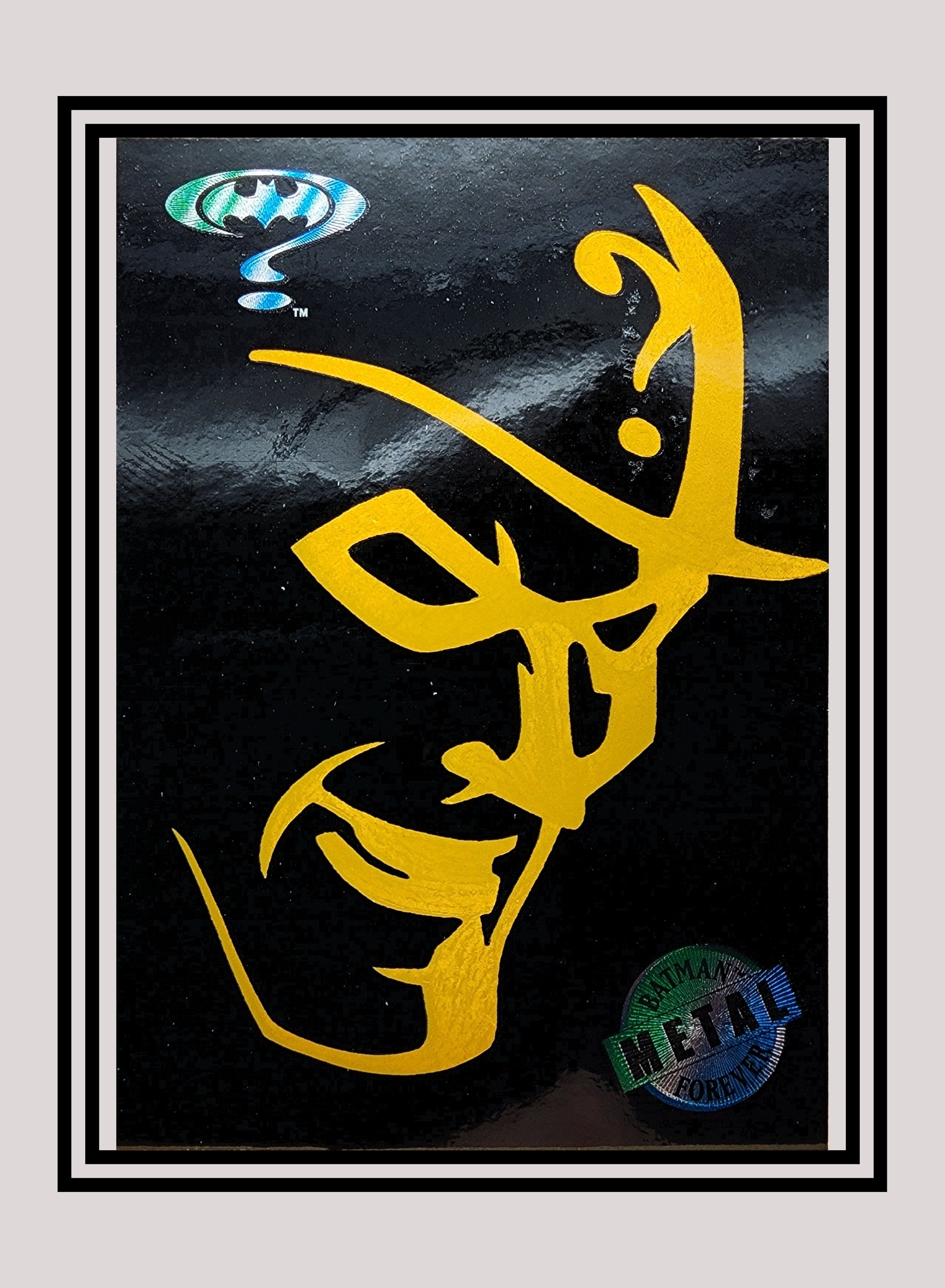 DC! 1x The Riddler - Gold Blaster (#09 - 1995 Fleer Batman Forever Met ...