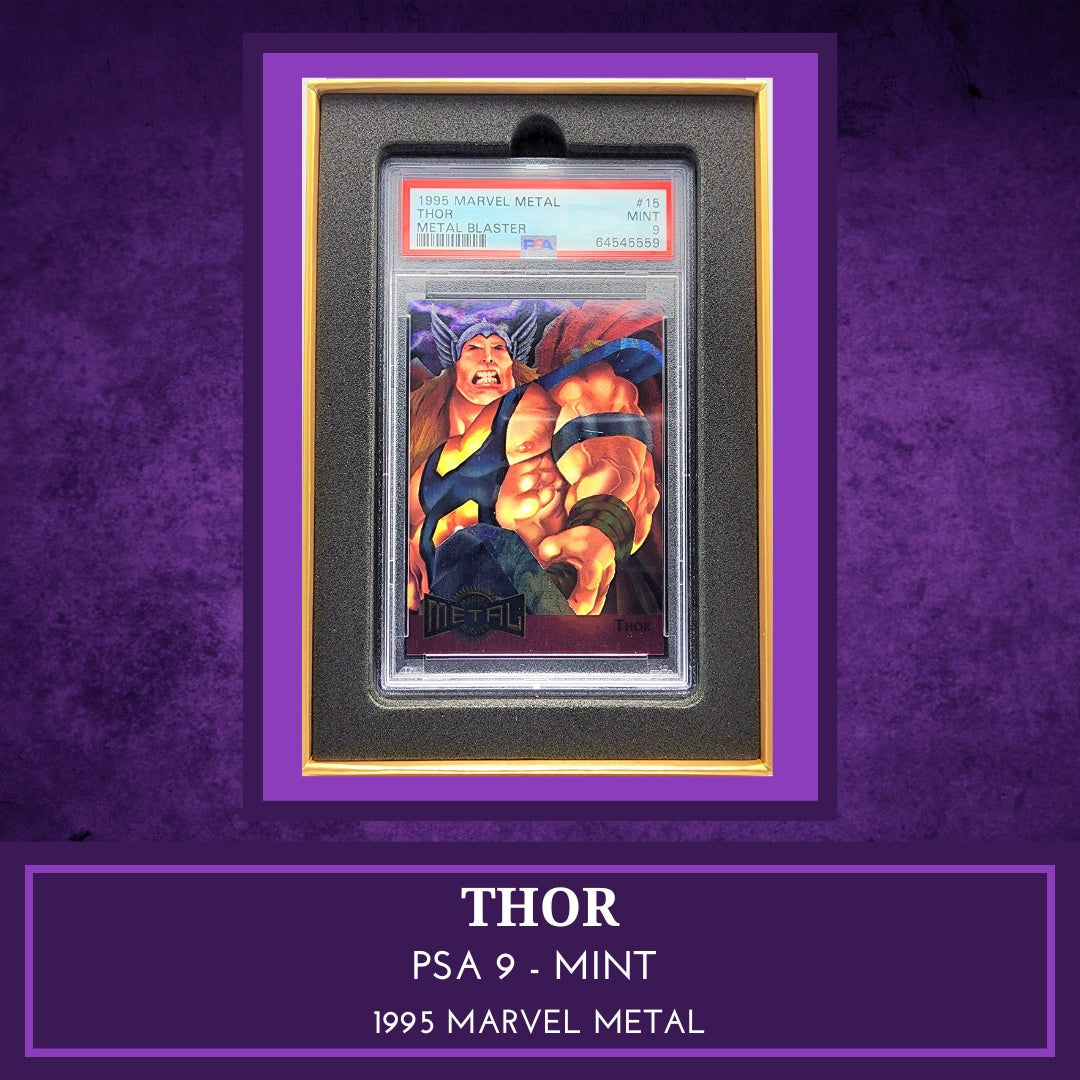 1x Thor PSA 9 (Metal Blaster - 1995 Fleer Marvel Metal) – KAWAIII SUSHI